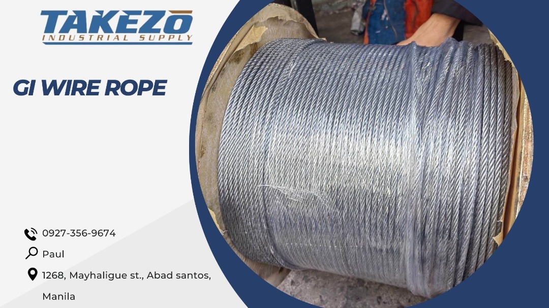 GI WIRE ROPE, Commercial & Industrial, Construction Tools & Equipment ...