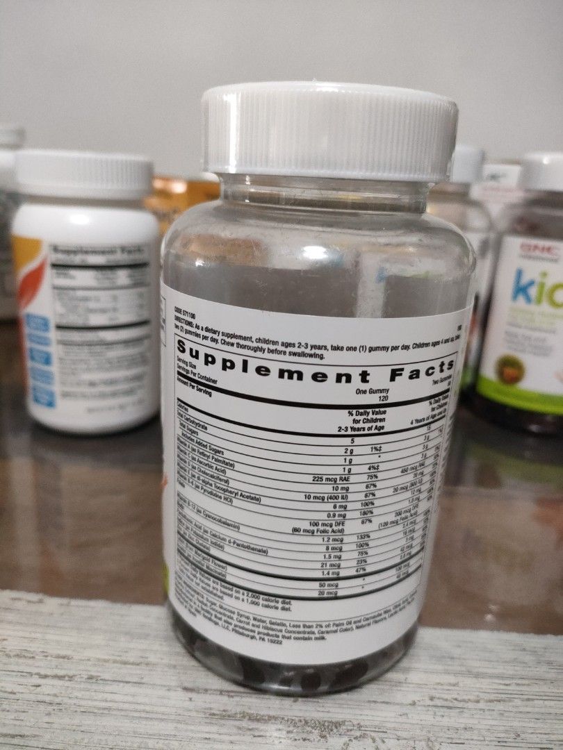 GMC kids Gummy Multivitamin, Health & Nutrition, Health Supplements ...
