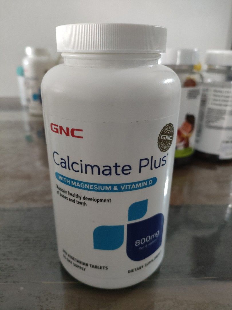 GNC Calcimate Plus, Health & Nutrition, Health Supplements, Vitamins ...