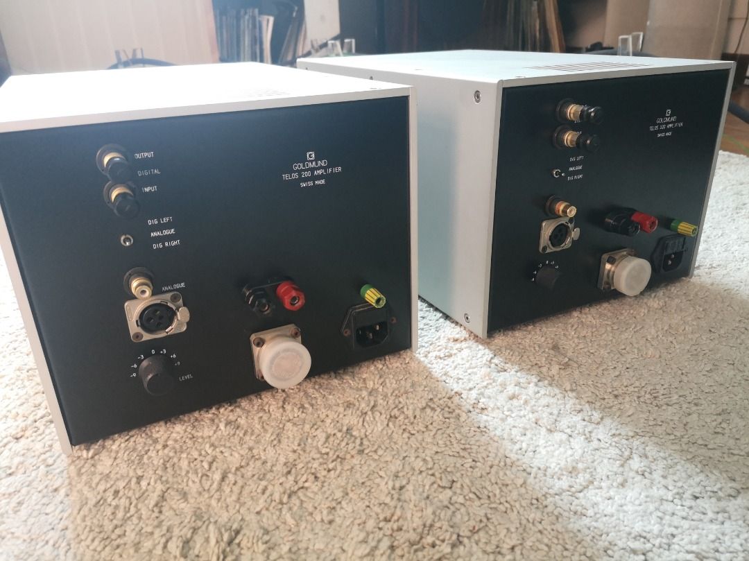 Goldmund Telos 200 mono-block power amp (local set), Audio, Soundbars ...