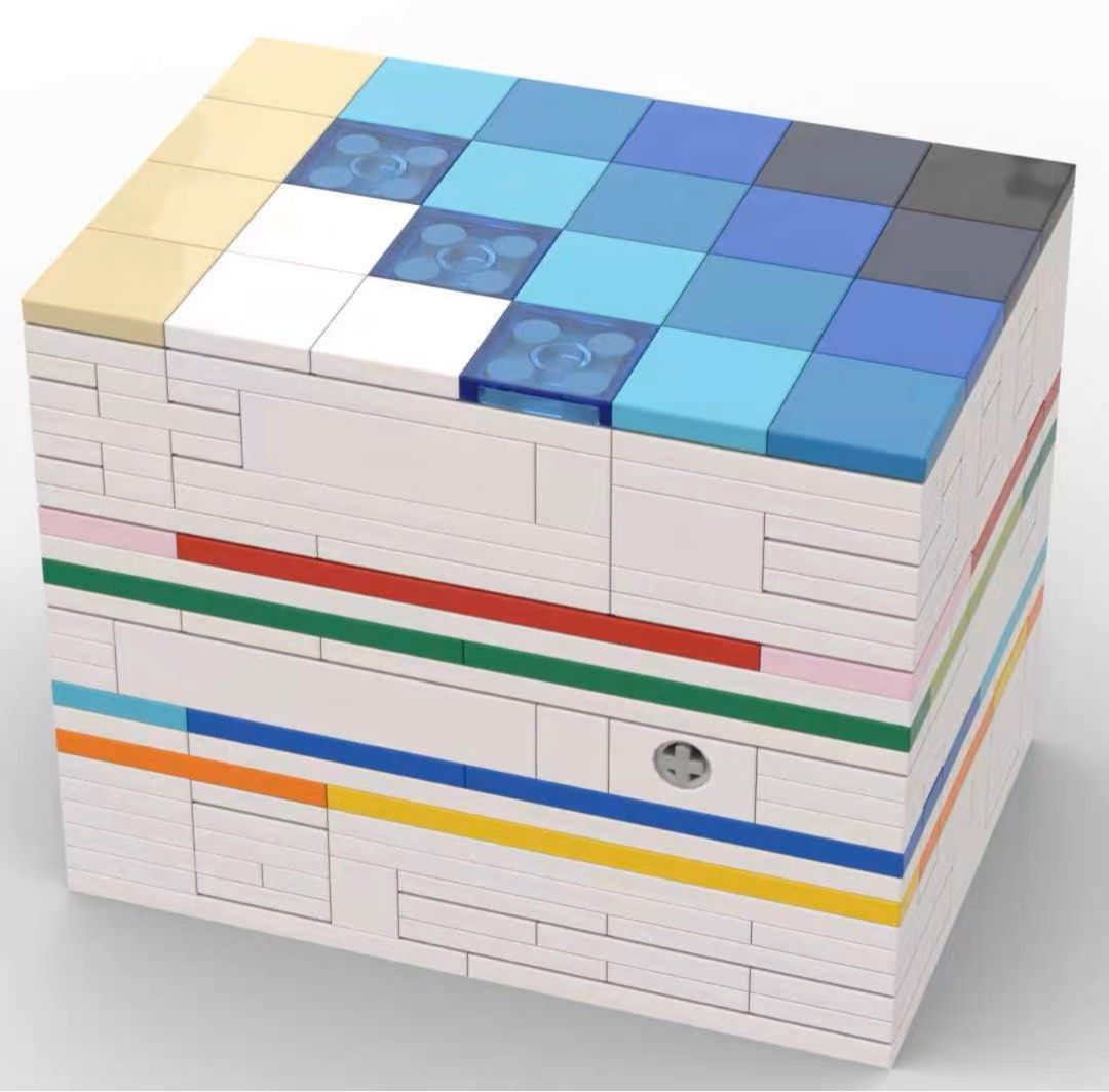 Grand blue Building blocks puzzle decryption box, Hobbies & Toys, Toys ...