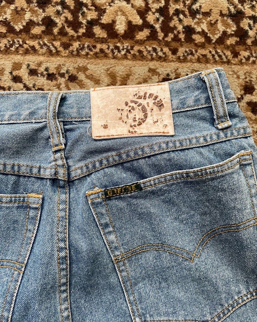 Grease Denim Jeans, Men's Fashion, Bottoms, Jeans on Carousell