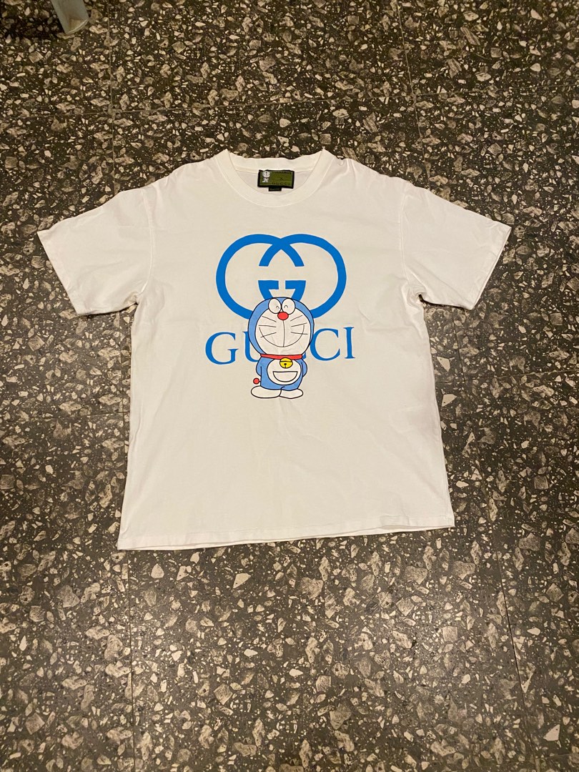 Gucci x doraemon, Men's Fashion, Tops & Sets, Tshirts & Polo Shirts on ...