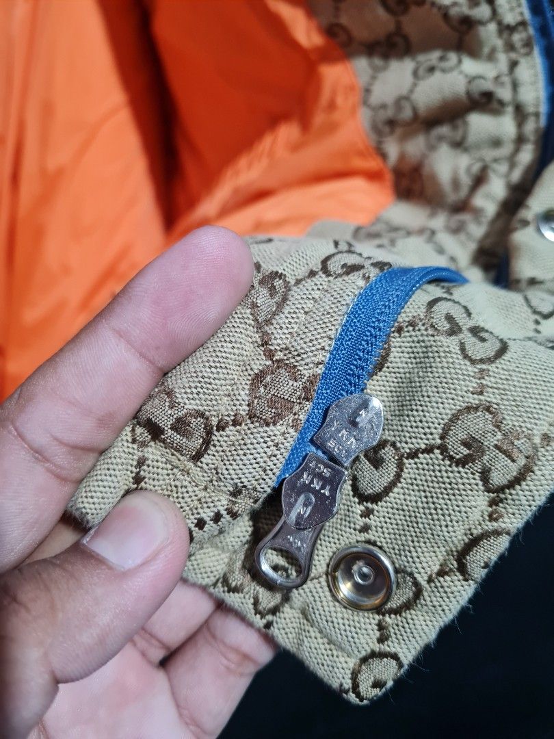 Gucci x Tnf monogram puffer jacket, Luxury, Apparel on Carousell