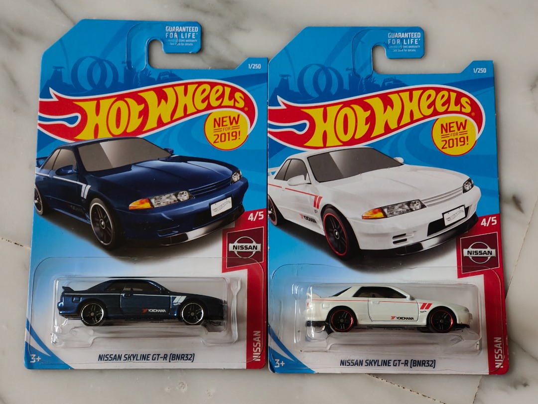 Hot Wheels Nissan Skyline R32 Yokohama lot of 2 mainline first editions ...