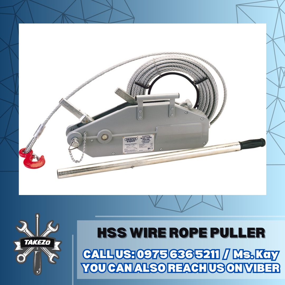 HSS WIRE ROPE PULLER, Commercial & Industrial, Construction Tools ...