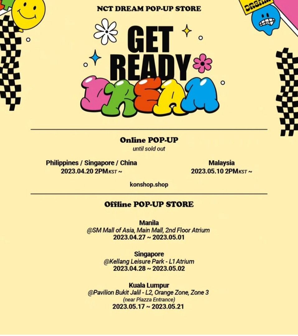[HTB] NCT DREAM POP UP STORE SINGAPORE, Hobbies & Toys, Memorabilia ...