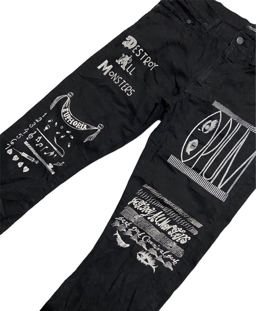 HYSTERIC GLAMOUR DESTROY ALL MONSTERS Number nine style, Fesyen Pria ...