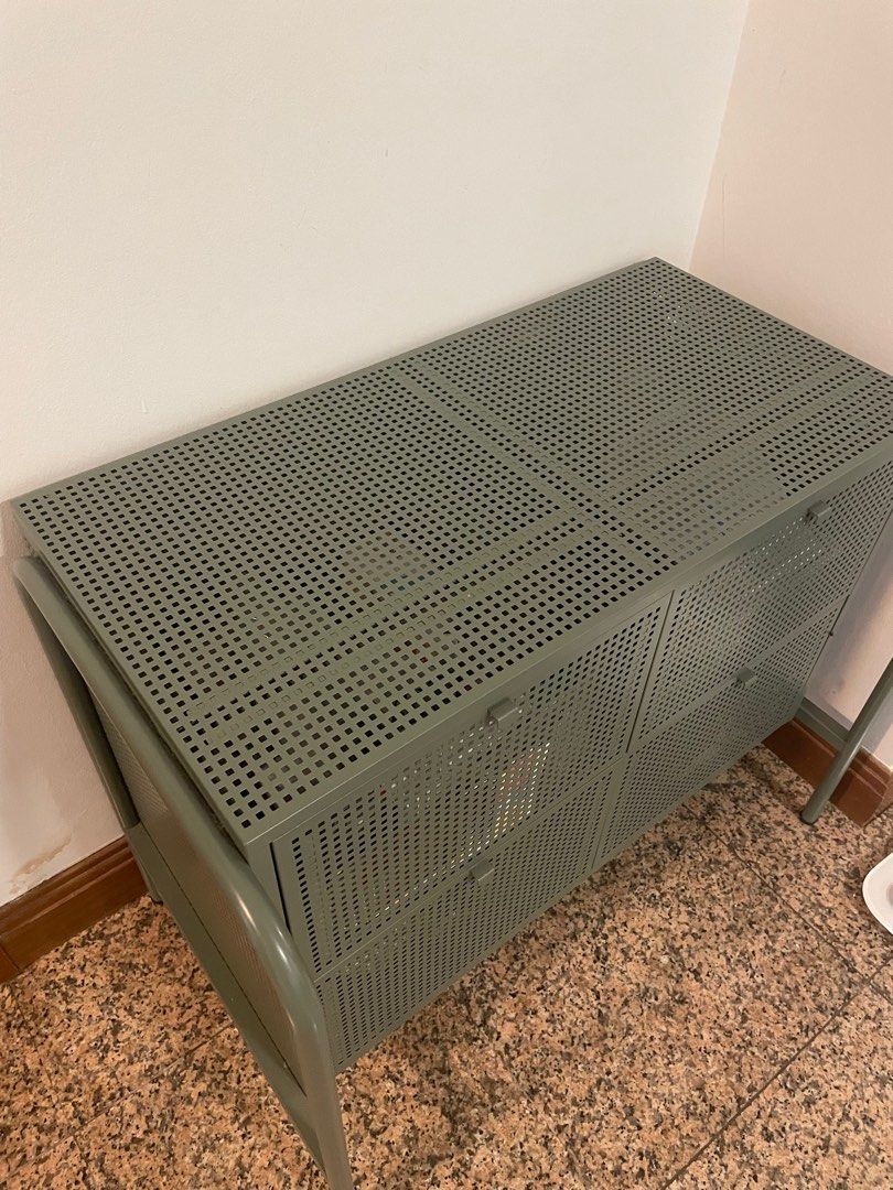 Nikkeby Chest Of 4 Drawers Grey-Green at JENENGE blog