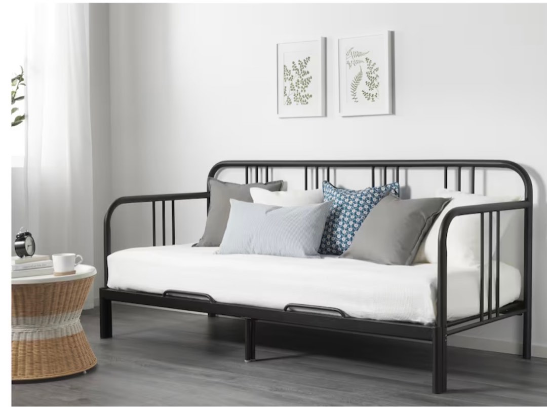 Ikea retractable Bed - queen size, Furniture & Home Living, Furniture ...