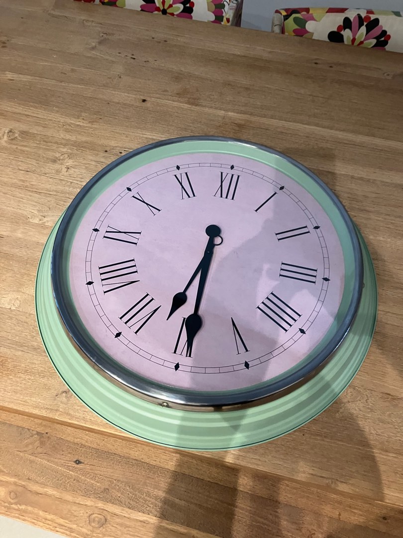 IKEA wall clock, Furniture & Home Living, Home Decor, Clocks on Carousell