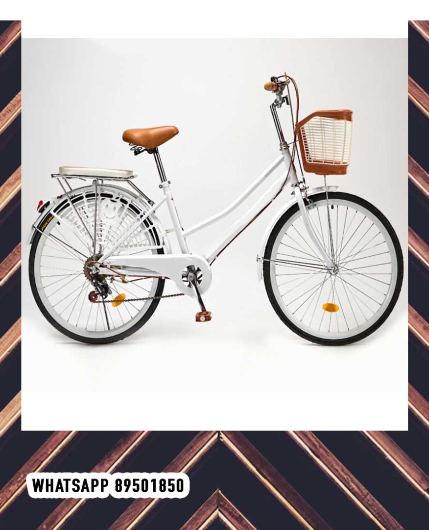 INSTOCKS Bicycle With gear 7 speed Lady bike Can Add Front Child seat ...