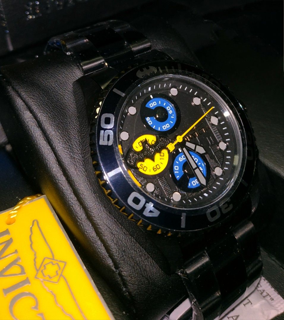 Invicta DC Comics Batman Chronograph Watch, Men's Fashion, Watches ...