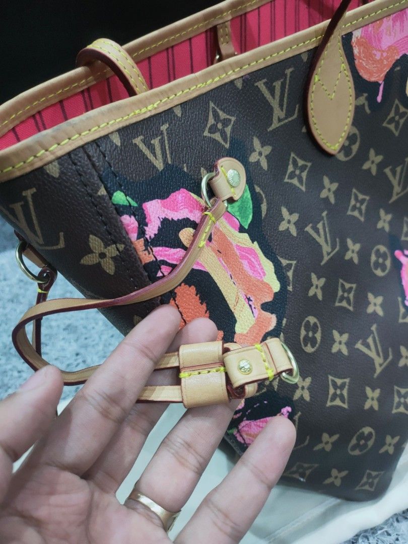 Japan Surplus LV Neverfull floral limited Edition MM size, Luxury, Bags ...