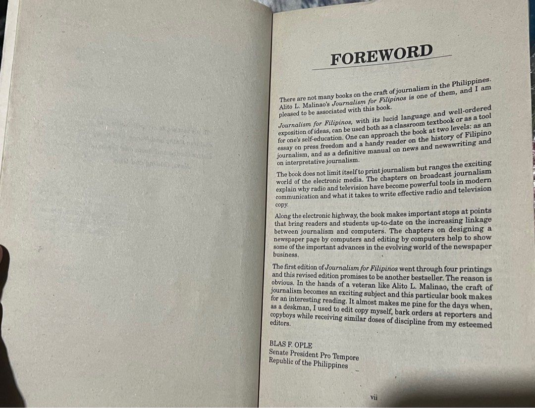 JOURNALISM FOR FILIPINOS by Malinao on Carousell