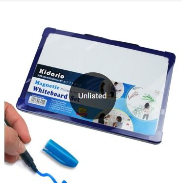 Kidario Magnetic Whiteboard A3 / A4 / B4 (JL1891), Hobbies & Toys ...