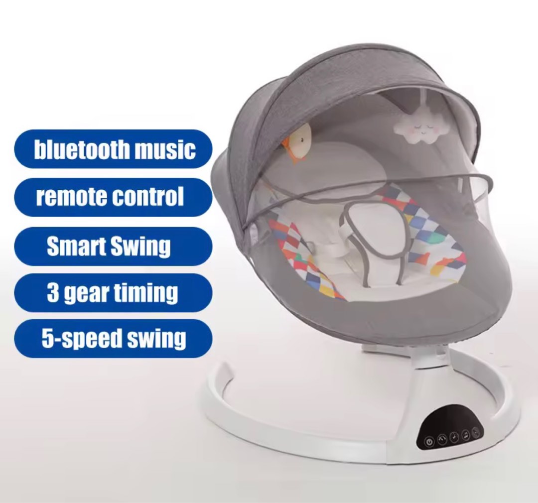 KIDONE Baby Swing Rocker Cradle Electric Rocking Chair For Baby Infant ...