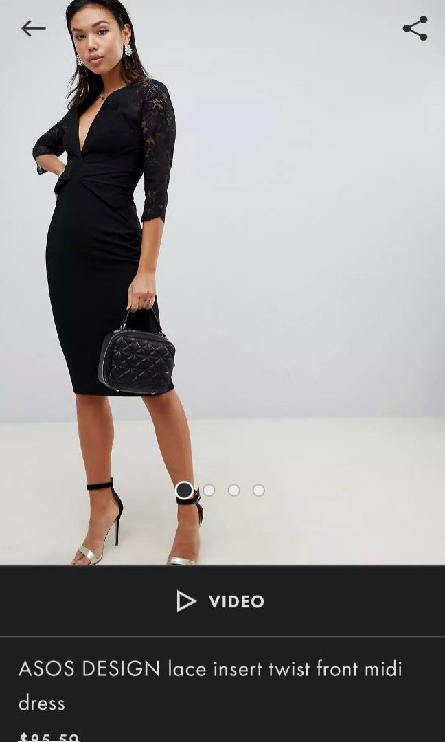 Lace black dress executive sexy lace of office wear meeting love bonito ...