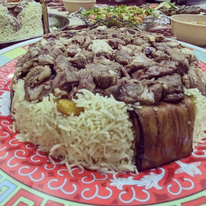 Lamb maqluba, Food & Drinks, Rice & Noodles on Carousell