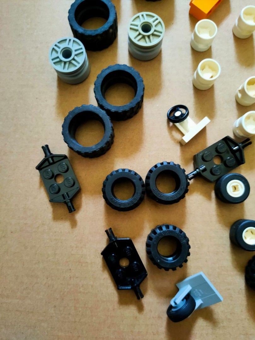 Lego parts and wheels, Hobbies & Toys, Toys & Games on Carousell
