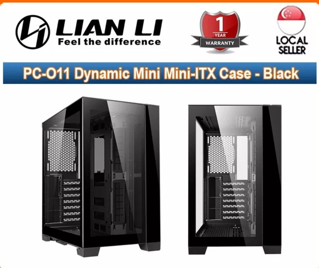 Lian Li PC-011 Dynamic Mini Casing Only (Black), Computers & Tech ...
