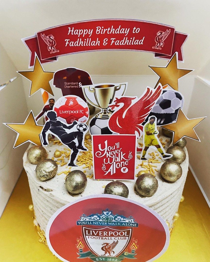 Liverpool themed cakes, Food & Drinks, Homemade Bakes on Carousell