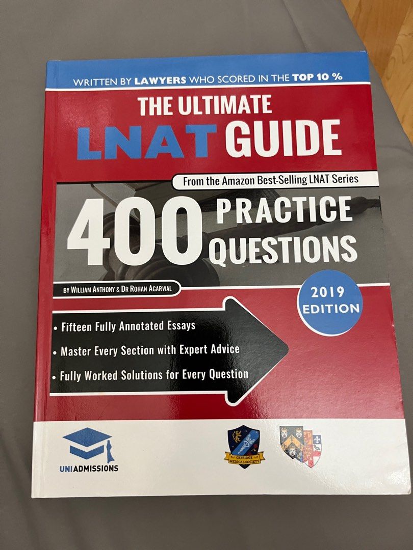 LNAT ultimate guide practice questions, 興趣及遊戲, 書本 & 文具, 教科書 - Carousell