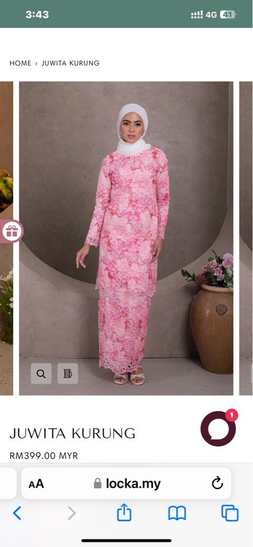 Locka Kuala Lumpur, Women's Fashion, Muslimah Fashion, Baju Kurung & sets on Carousell