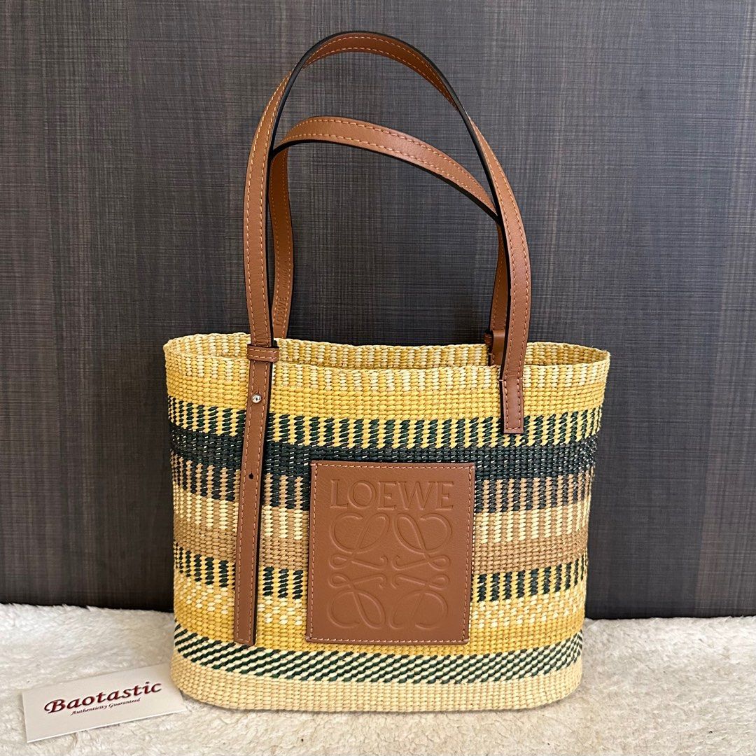 Loewe Square Basket Bag, Women's Fashion, Bags & Wallets, Shoulder Bags ...