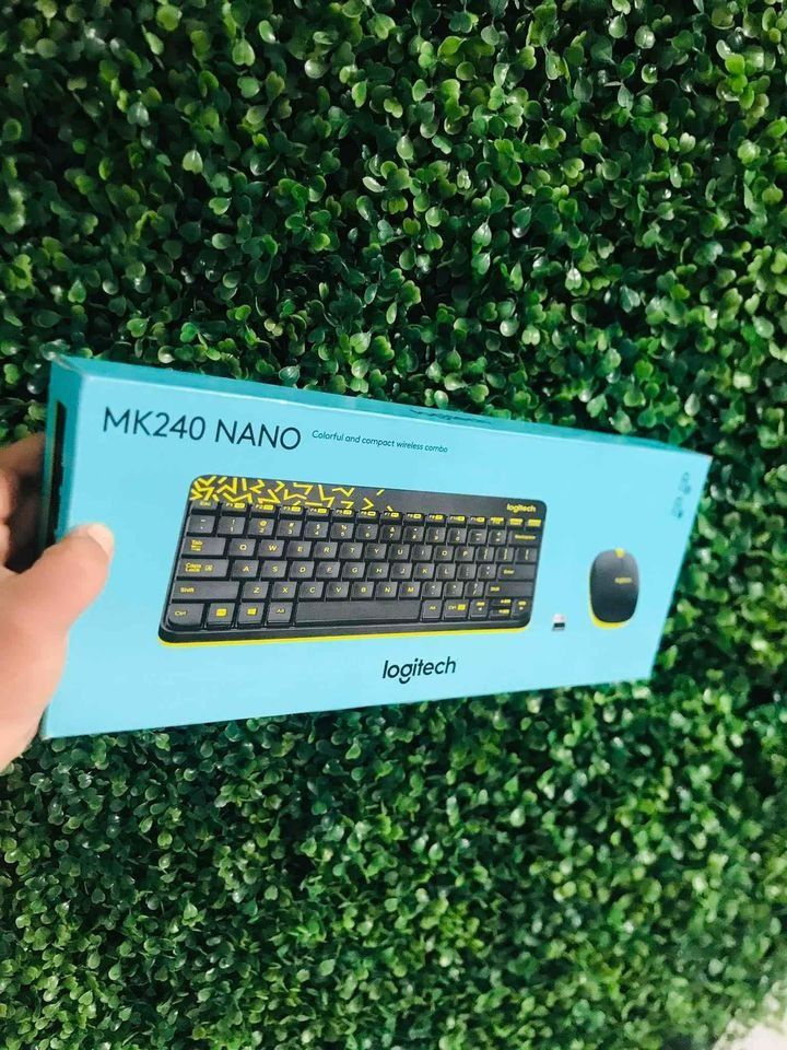 Logitech Mk240 Nano Wireless Keyboard Mouse Combo Black Computers And Tech Parts And Accessories