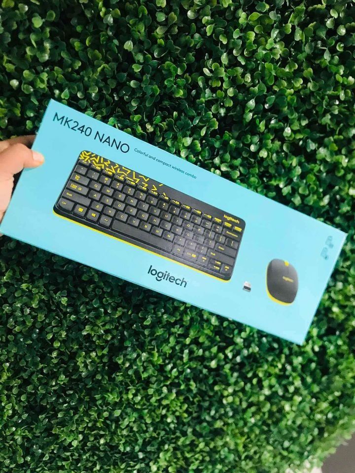 Logitech Mk240 Nano Wireless Keyboard Mouse Combo Black Computers And Tech Parts And Accessories