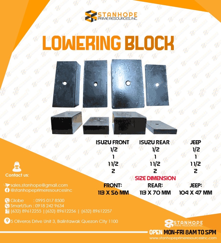 Lowering block (Universal), Car Parts & Accessories, Body Parts and ...