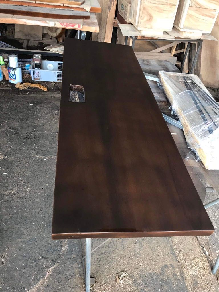 Mahogany Wood Slab for Computer Table on Carousell