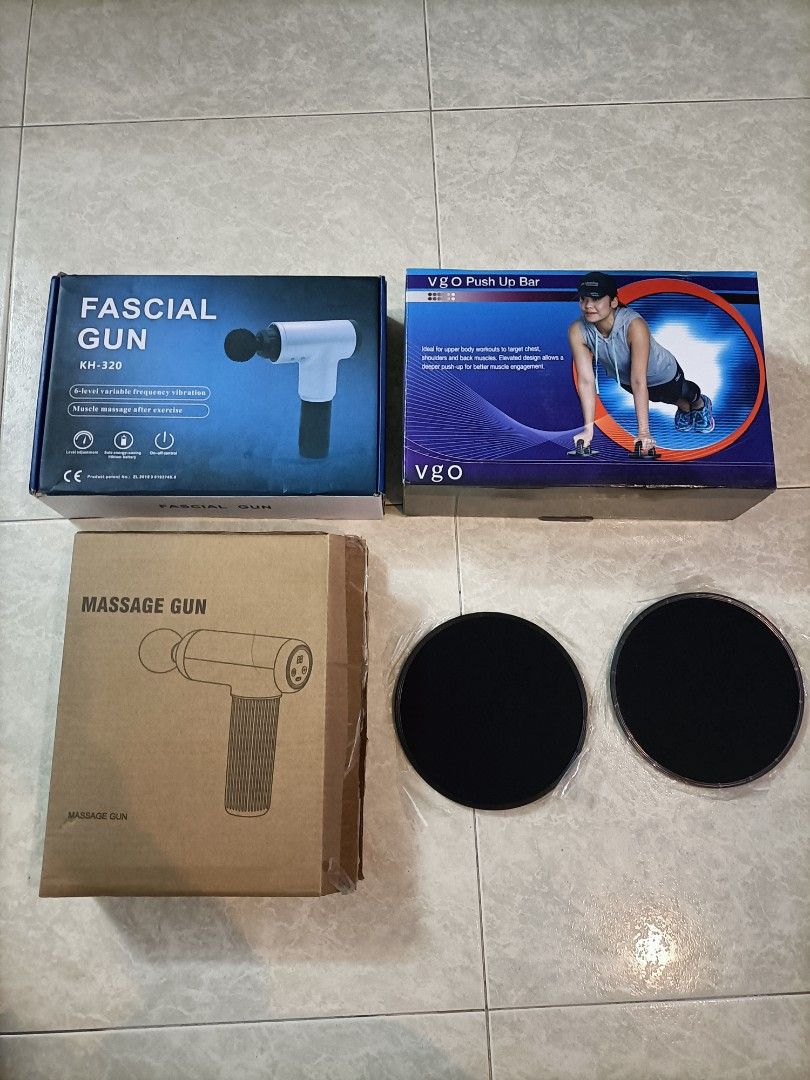 massage gun &vgo Push up bar, Sports Equipment, Other Sports Equipment ...