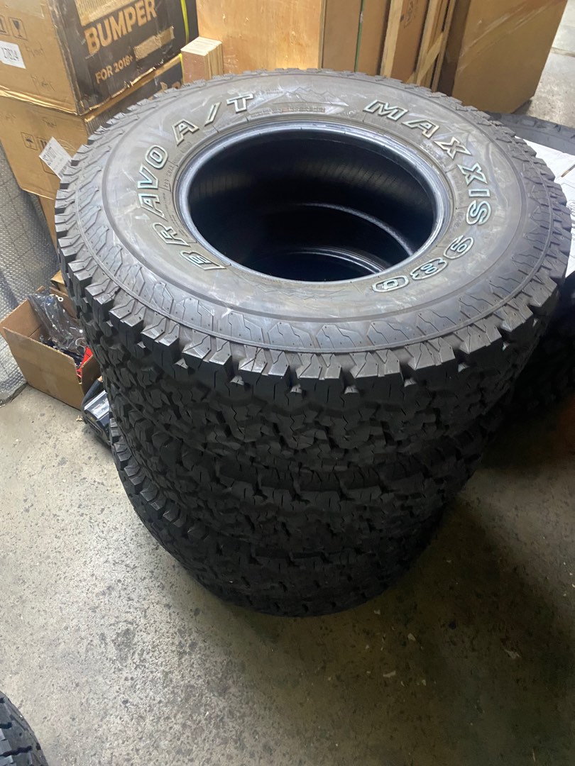 Maxxis 980 bravo AT tyres, Car Accessories, Tyres & Rims on Carousell