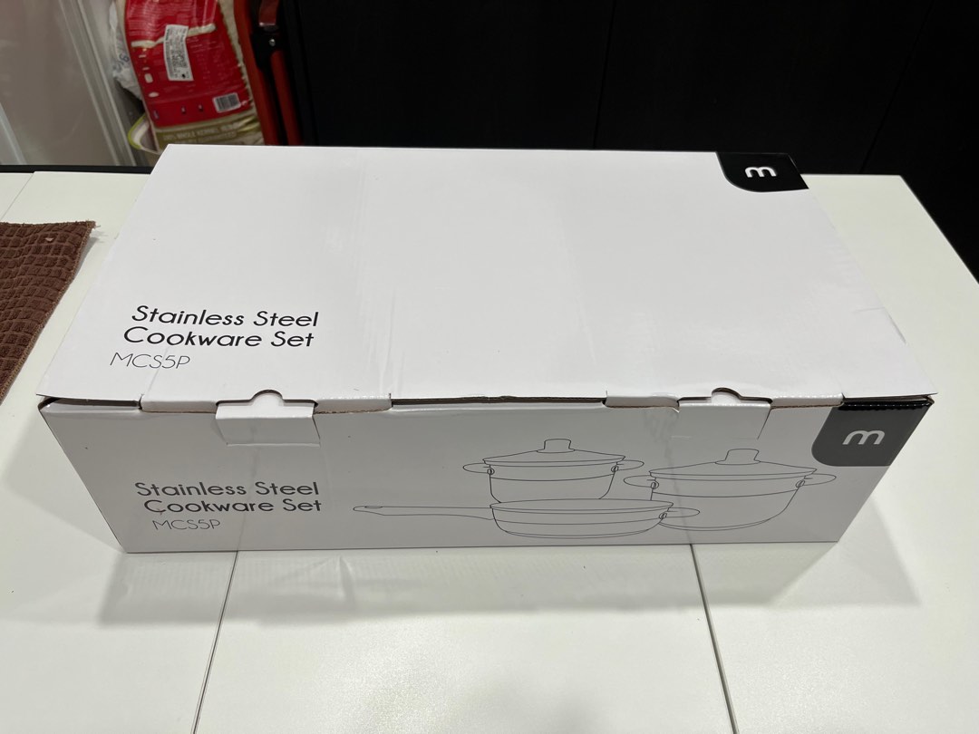 BNIB Mayer Stainless Steel 3pc Cookware Set MCS5P, TV & Home Appliances ...