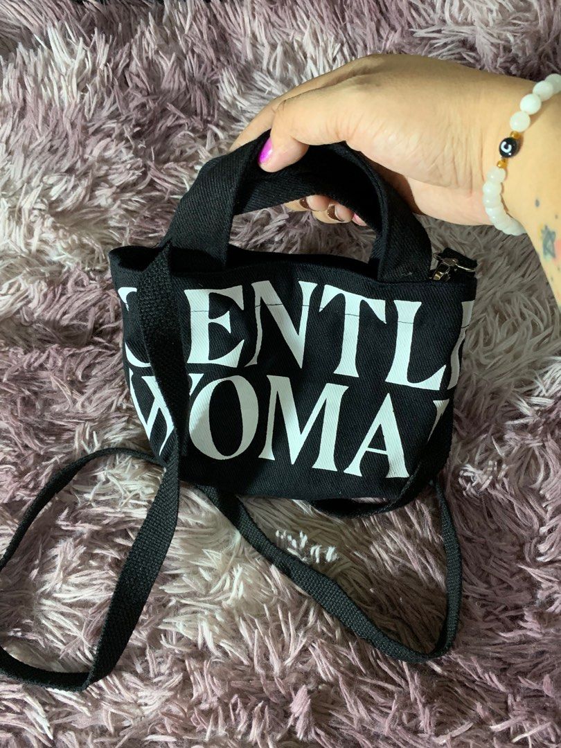 Mini Gentle Woman Tote Bag Black on Carousell