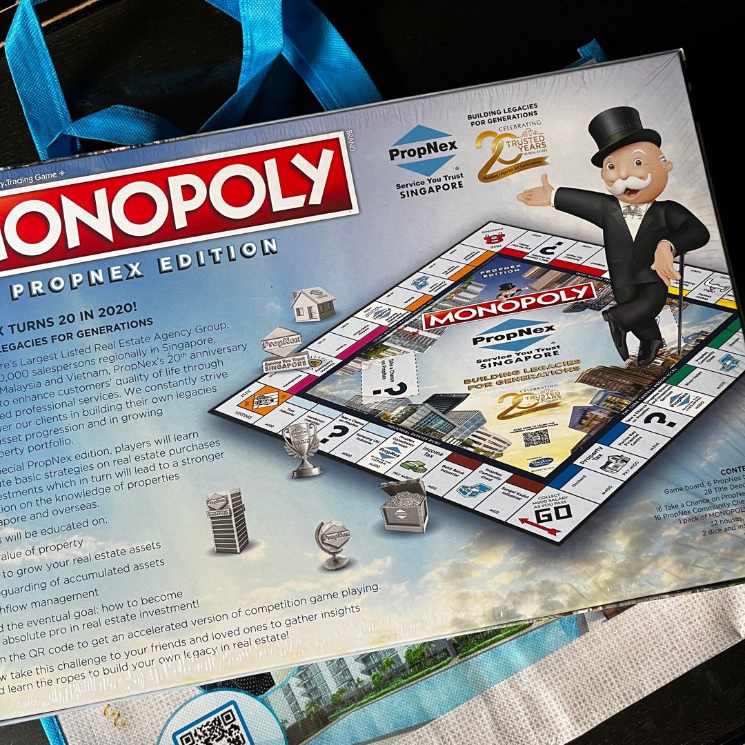 Monopoly Propnex Edition, Hobbies & Toys, Toys & Games on Carousell