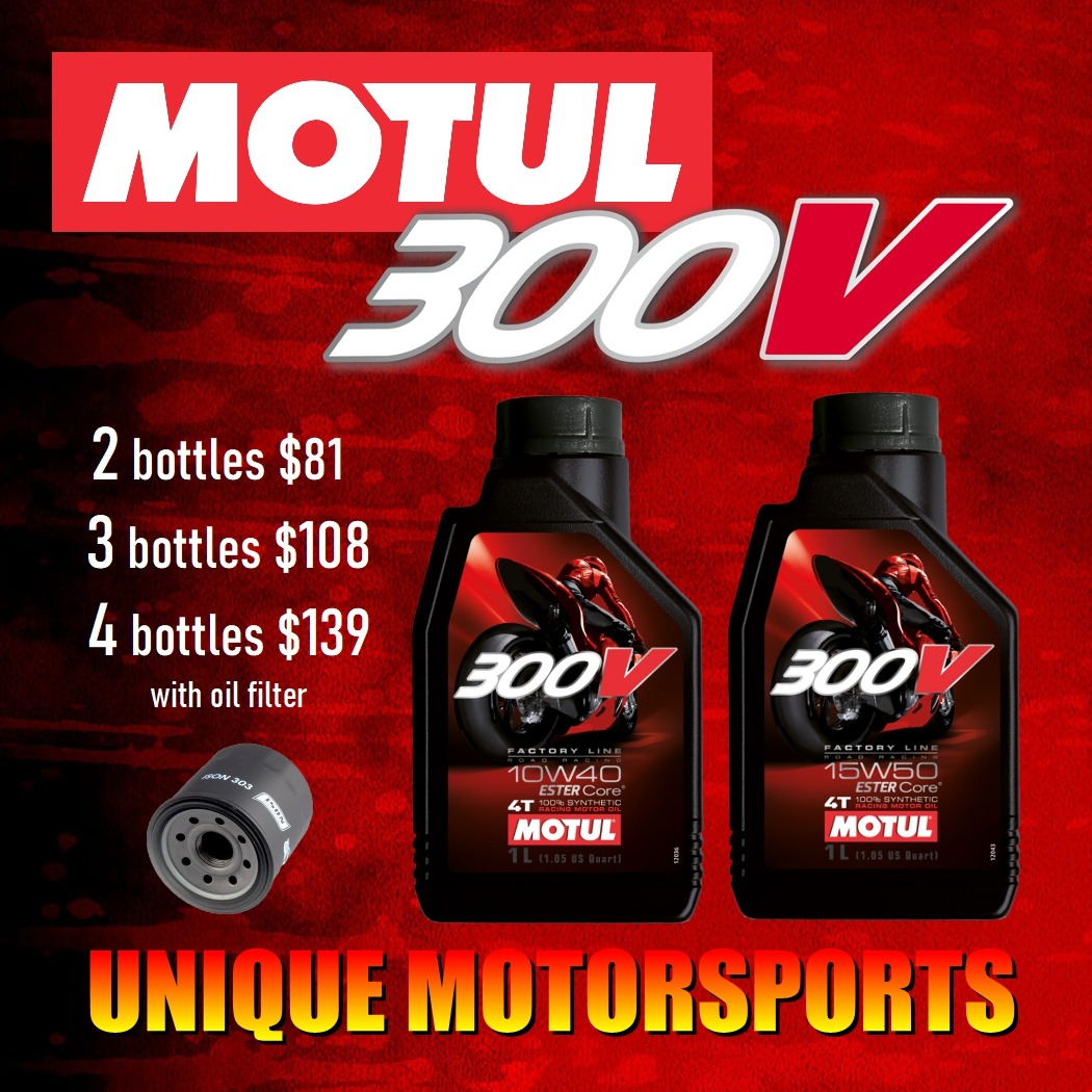 Motul 300V with oil filter motorcycle servicing package, Motorcycles ...