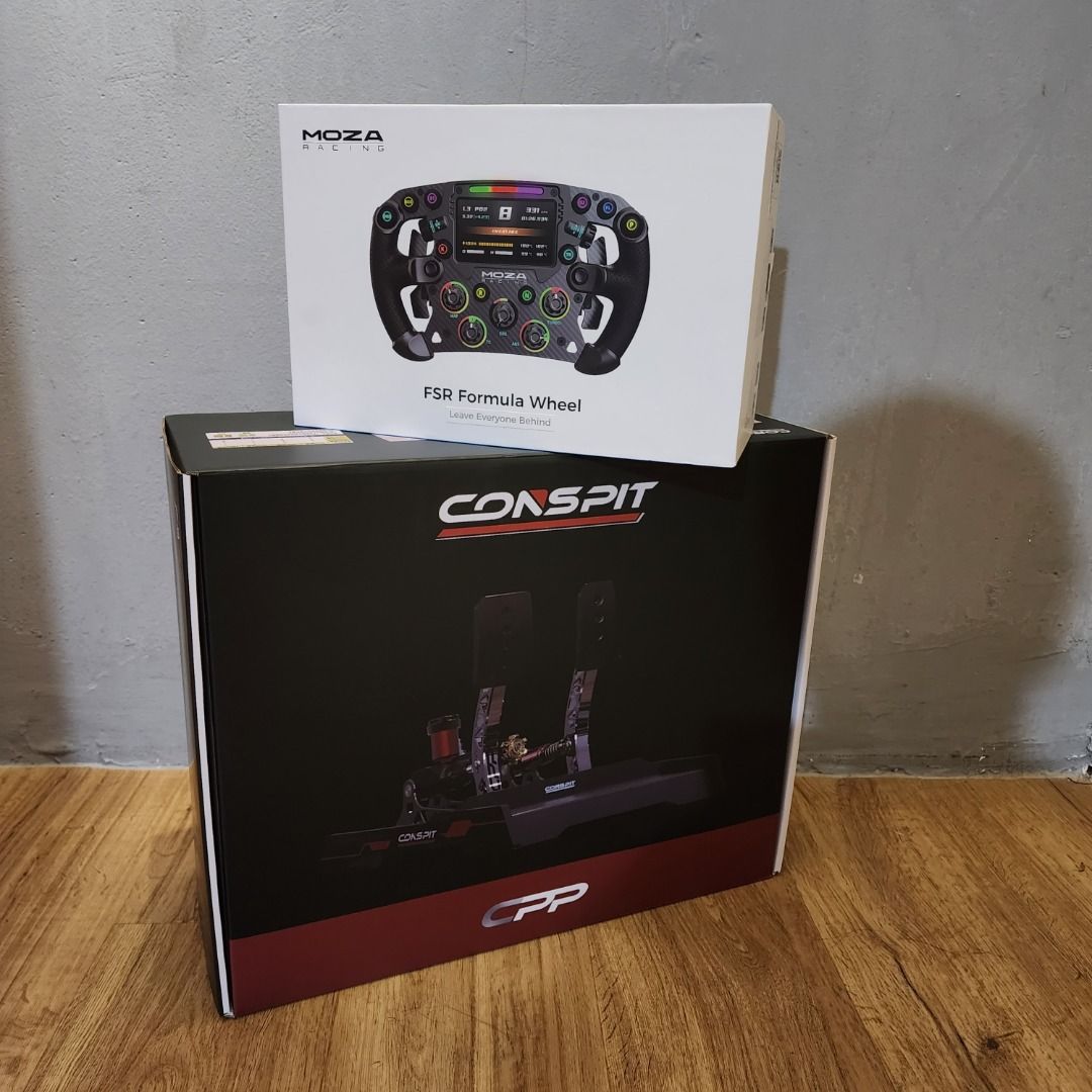 Moza and Conspit Sim Racing Setup, Hobbies & Toys, Toys & Games on ...