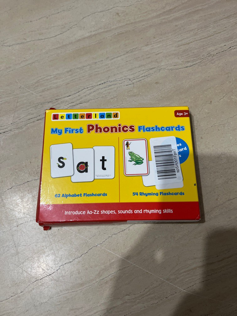 my first phonics flashcards, Babies & Kids, Infant Playtime on Carousell