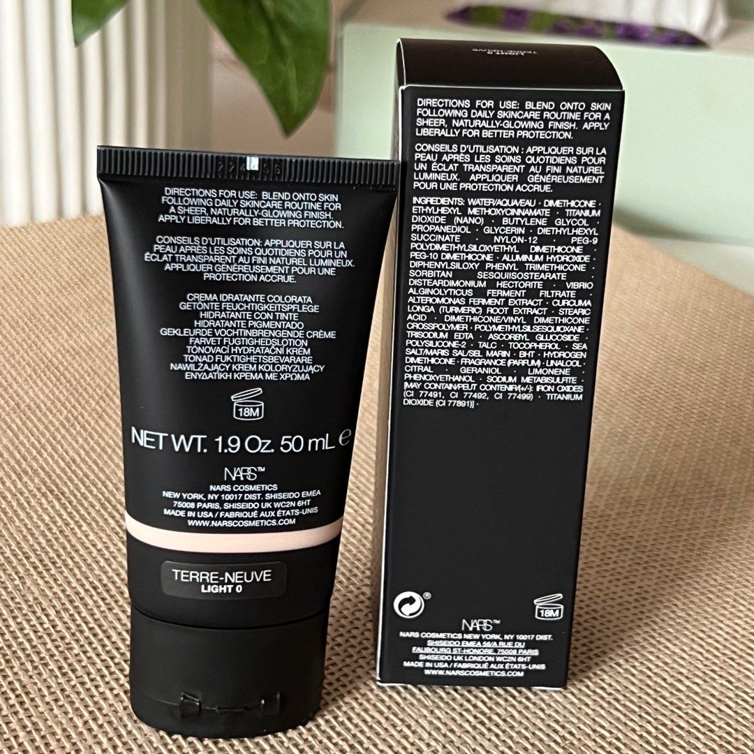Nars Pure Radiant Tinted Moisturizer L0 Terre-Neuve, Beauty & Personal ...