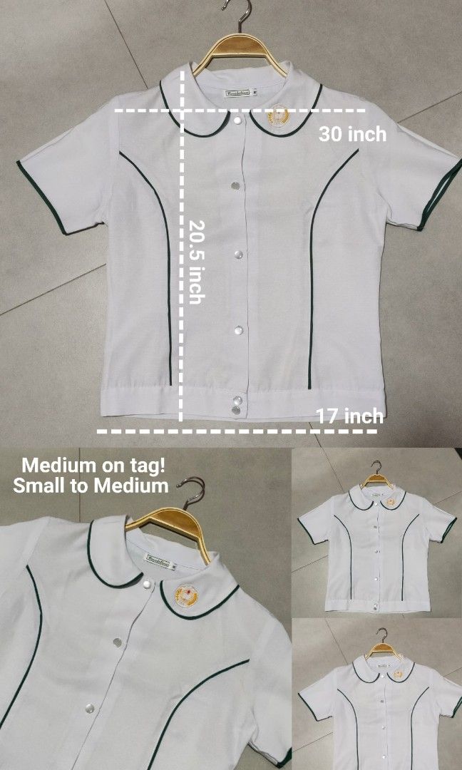 NCBA College Uniform Blouse Only on Carousell