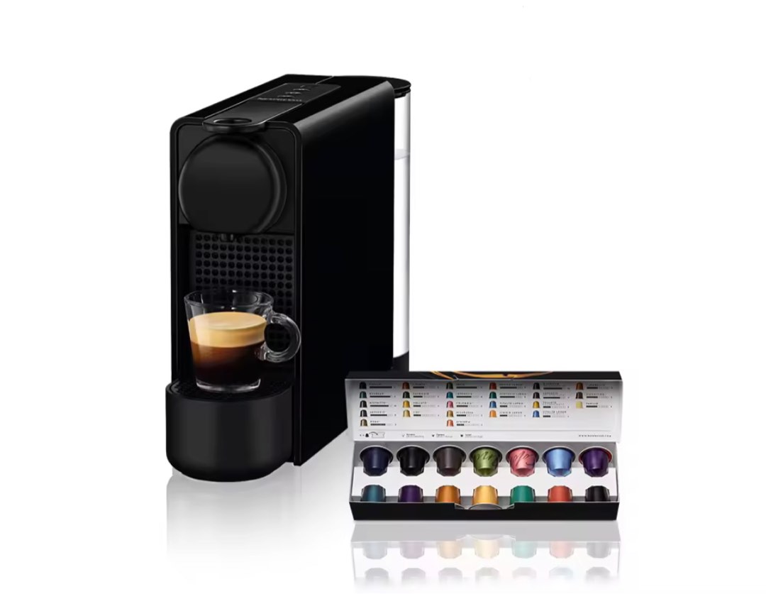 Nespresso Essenza Mini with 3 Italiana capsule sets, TV & Home ...