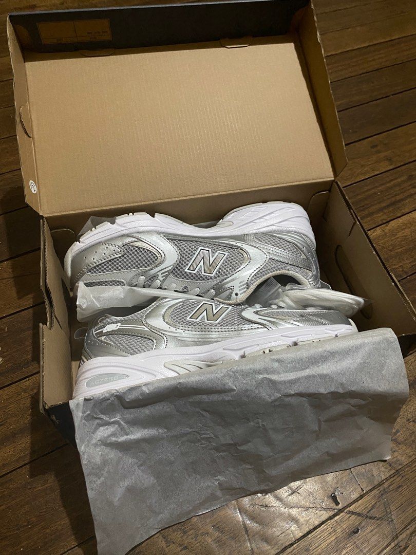 New Balance 530 Silver Grey, Men's Fashion, Footwear, Sneakers on Carousell