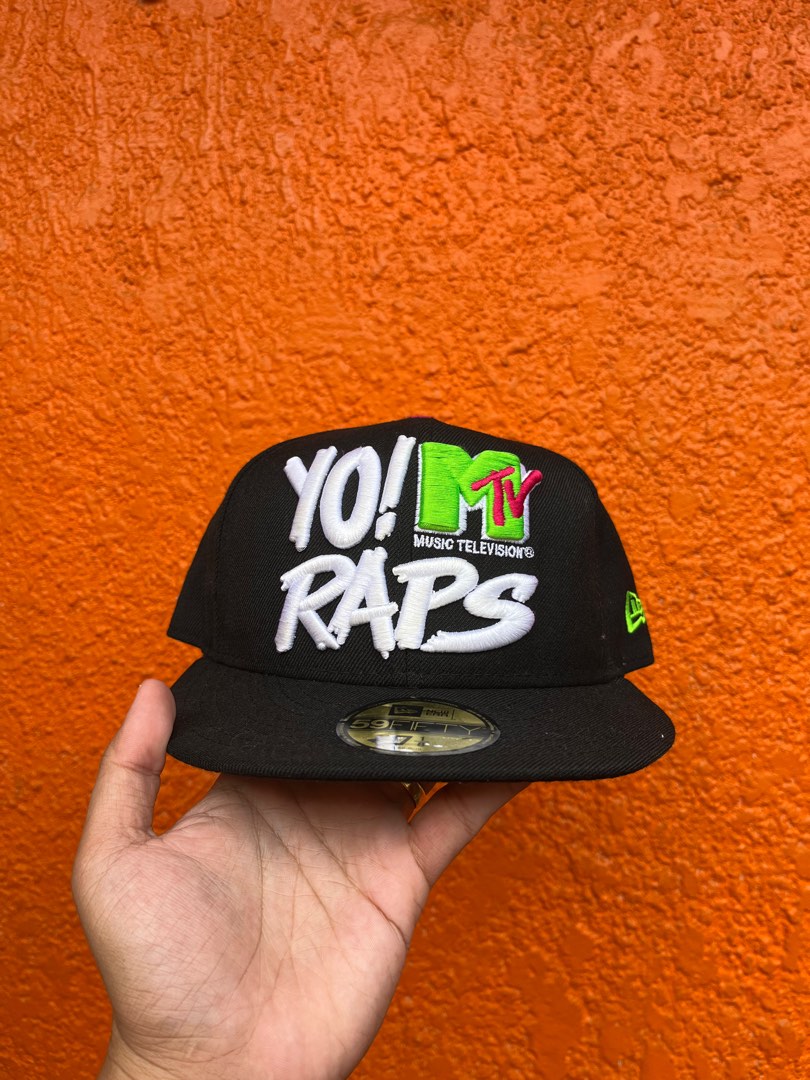 New Era 59Fifty x MTV Yo Raps Collab Fitted Cap on Carousell