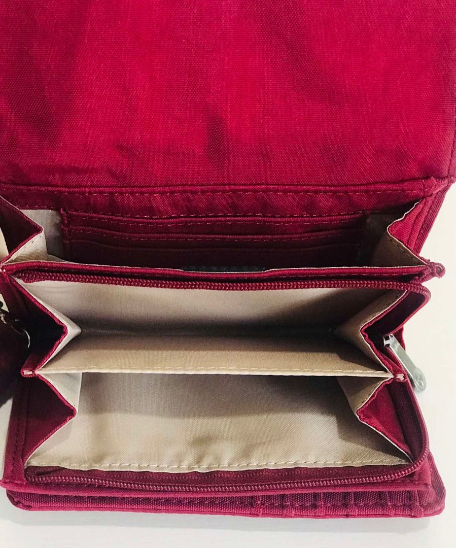 NEW! KIPLING PIXI MEDIUM ORGANIZER WALLET PURSE - REGAL RUBY on Carousell