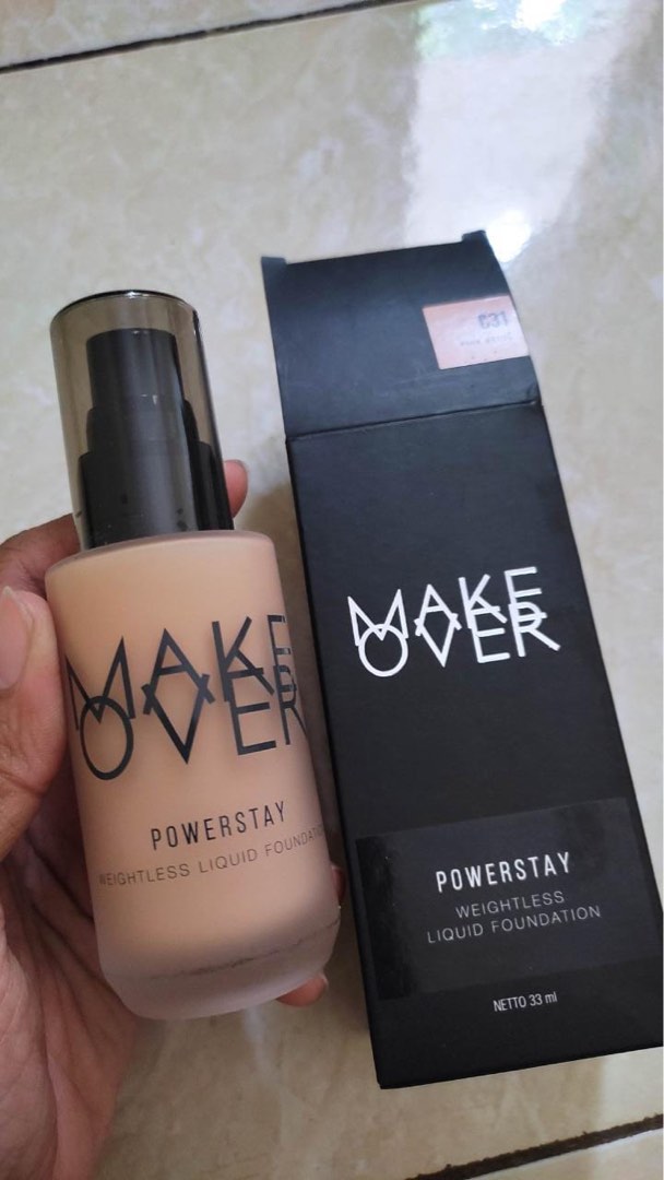 NEW MAKE OVER Powerstay 24H Weightless Liquid Foundation - Matte ...