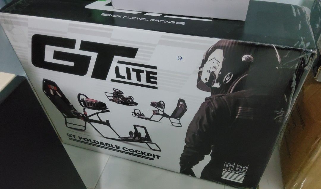 Next Level Racing GT Lite Foldable Cockpit Simulator, Video Gaming ...
