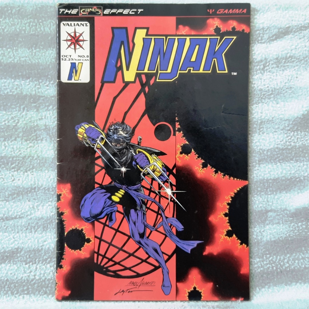 Ninjak #8 (Valiant Comics) I-P (Mark Moretti, Stan Drake, Dan Abnett ...